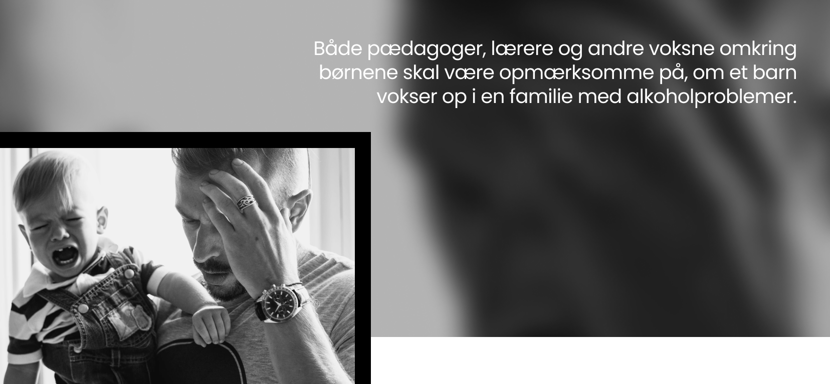 Børn af alkoholikere - Hjælp til barn af en alkoholiker